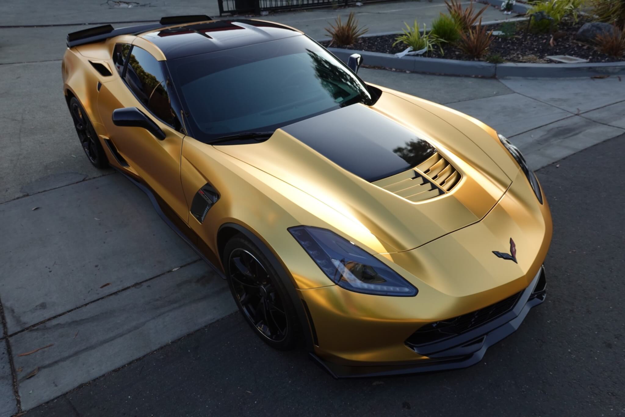 Automobiles Motorcycles Exterior Accessories 5ft 98ft Matte Gold