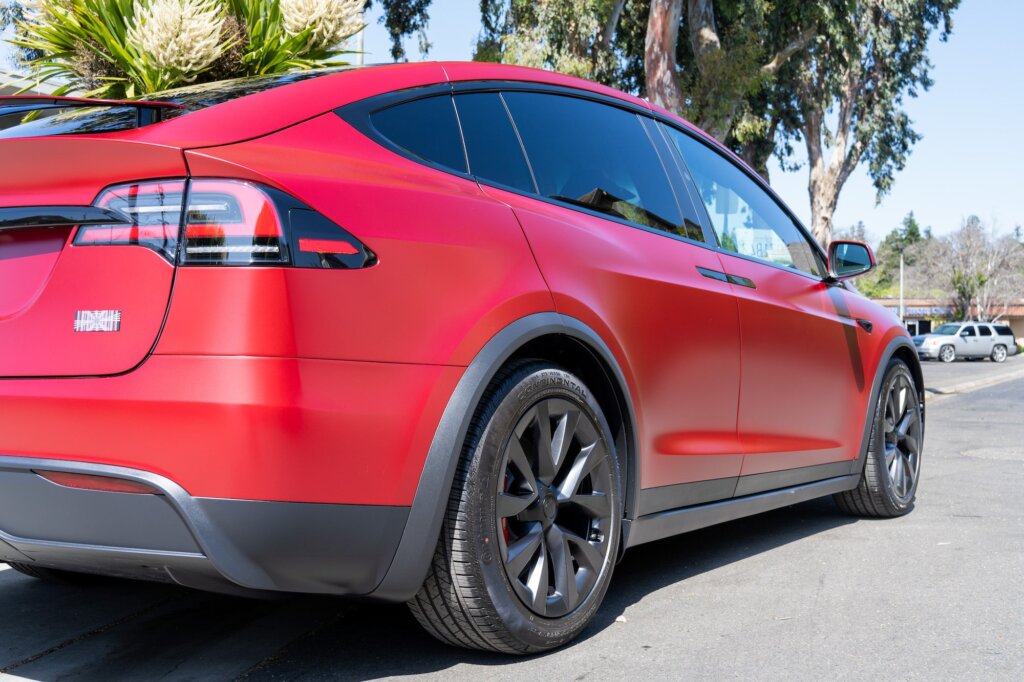 Ultra Red - Tesla Model X - Plaid - OCDetailing