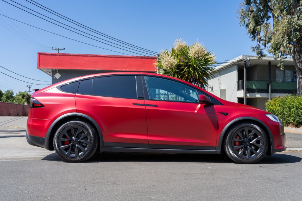 Ultra Red - Tesla Model X - Plaid - OCDetailing